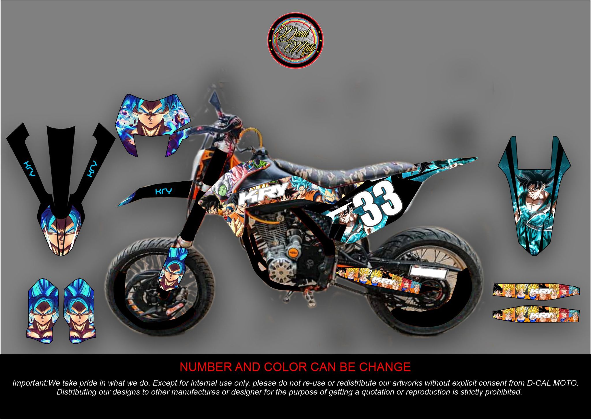 Decals, Sticker, Motorcycle, Decals Sticker for RUSI KRY 150 / 200 ...