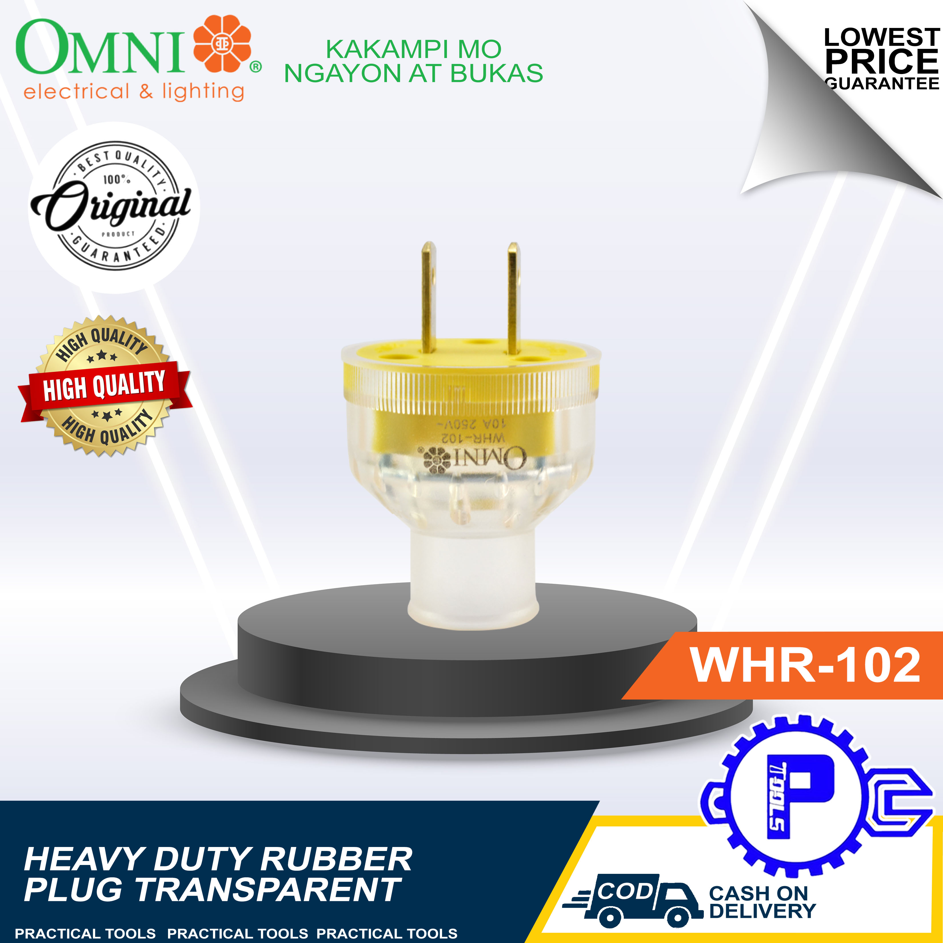 Omni Plugs WSP-003, WEP-001, WRP-002, WRR-001 & WHR-102 | Lazada PH