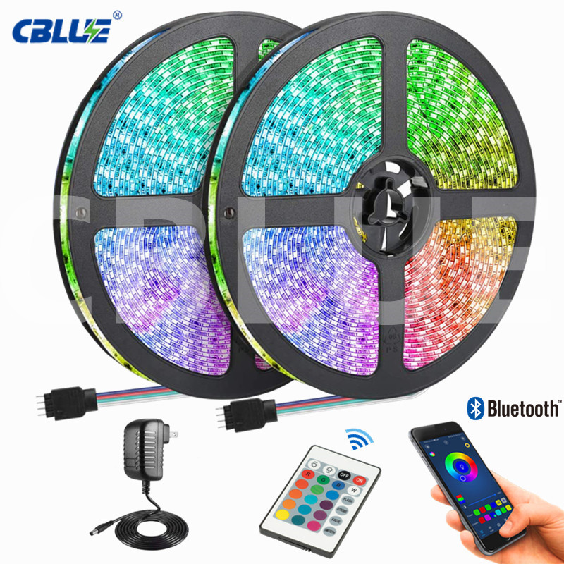 LED Strip Light plug 5M 10M 15M 20M RGB 5V LED RGB Lights Flexible LED ...