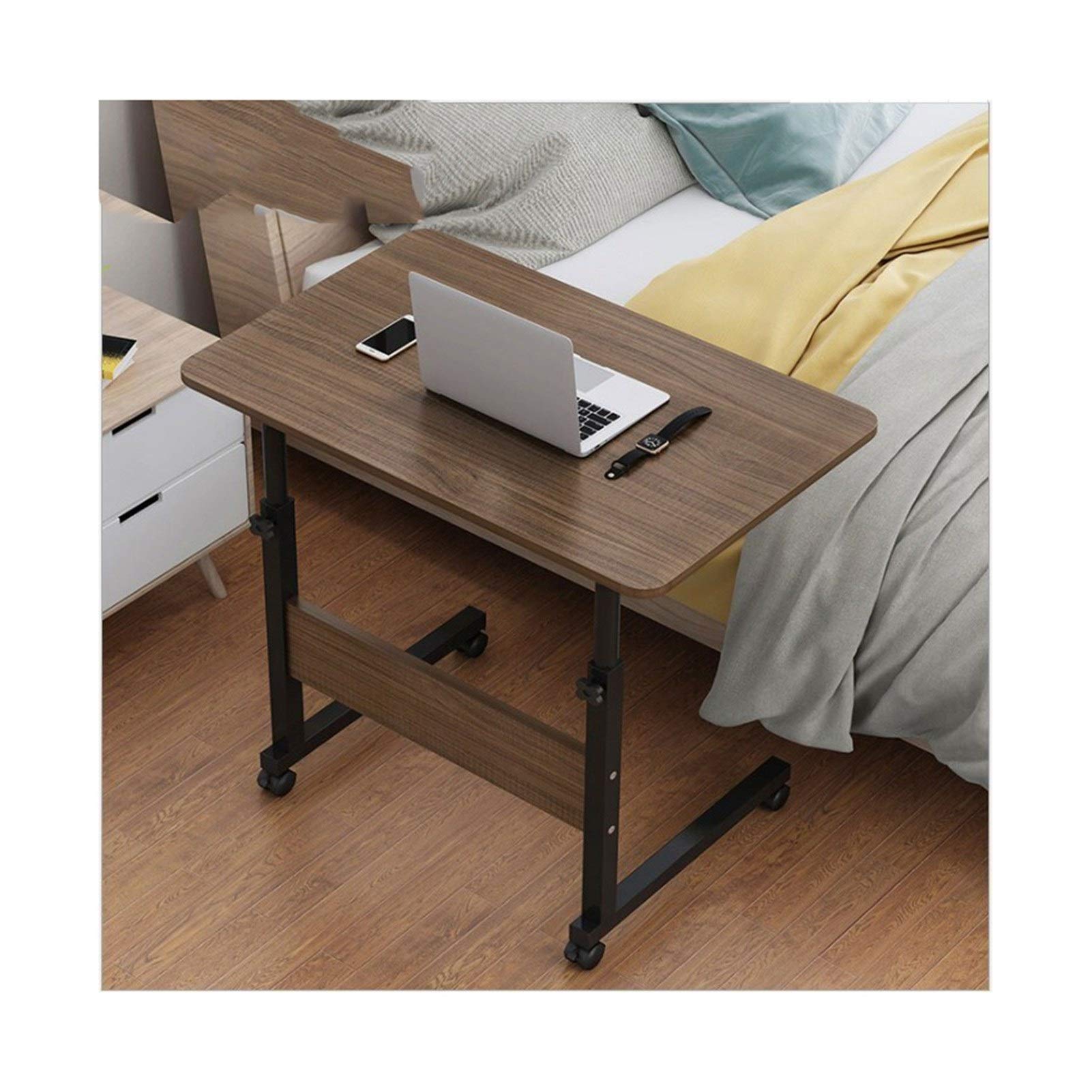 Rolling Desk Adjustable Standing Desk, Mobile. w/Wheels Adjustable C ...