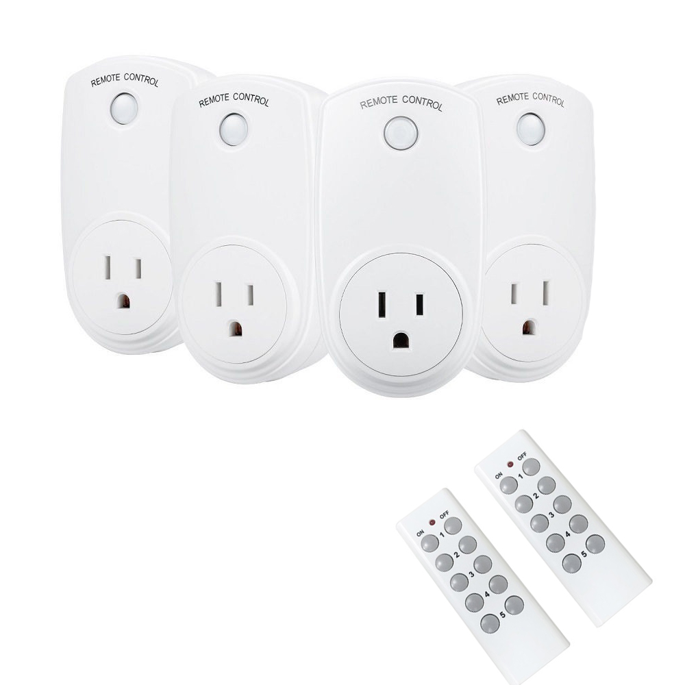 For Wireless Light Switch Plug Smart Socket 433 Mhz Smart Home Remote ...