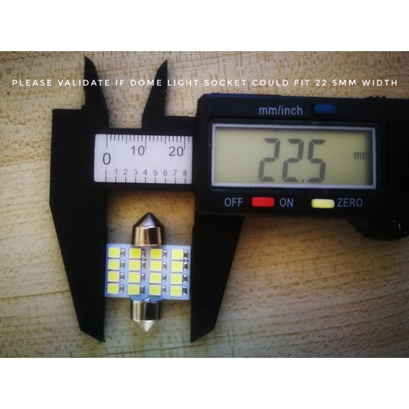 LED 31mm Festoon Dome Interior Ceiling Light Toyota Innova Vios Avanza ...