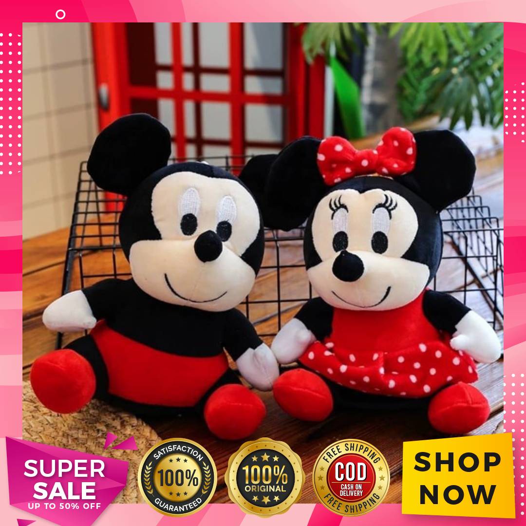 Best Seller COD 1 Pc Mickey And Minnie Stuff Toys Mickey And Minnie ...