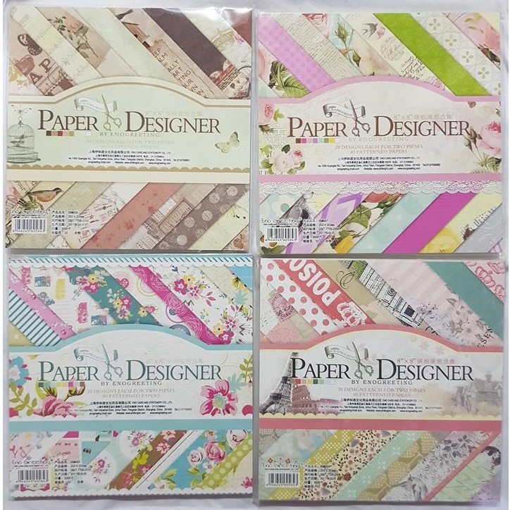 【05R0PhBn】Paper Designer Scrapbook 8 x 8 | Lazada PH