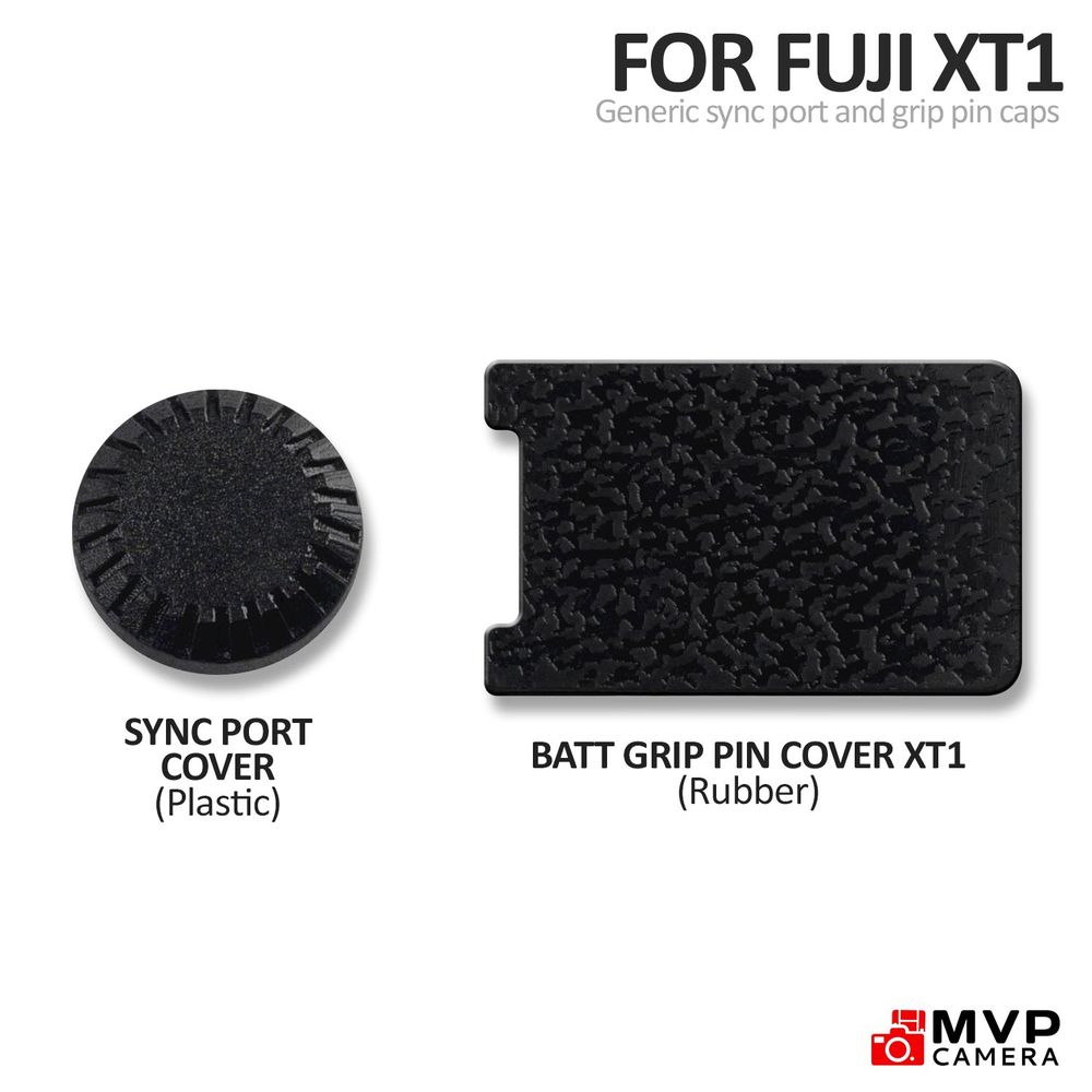 Generic Sync Port and Grip Pin Caps For FUJIFILM XT1 and XT2 XT3 MVP ...