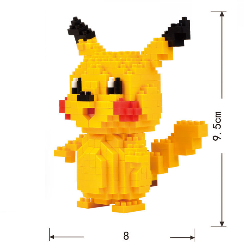 Small particles of Lego bricks assembled toys adult puzzle pet elf ...