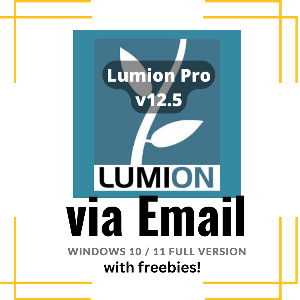 Lumion 12.50 Pro - Professional Lifetime Use Full Version 3D Lumion ...