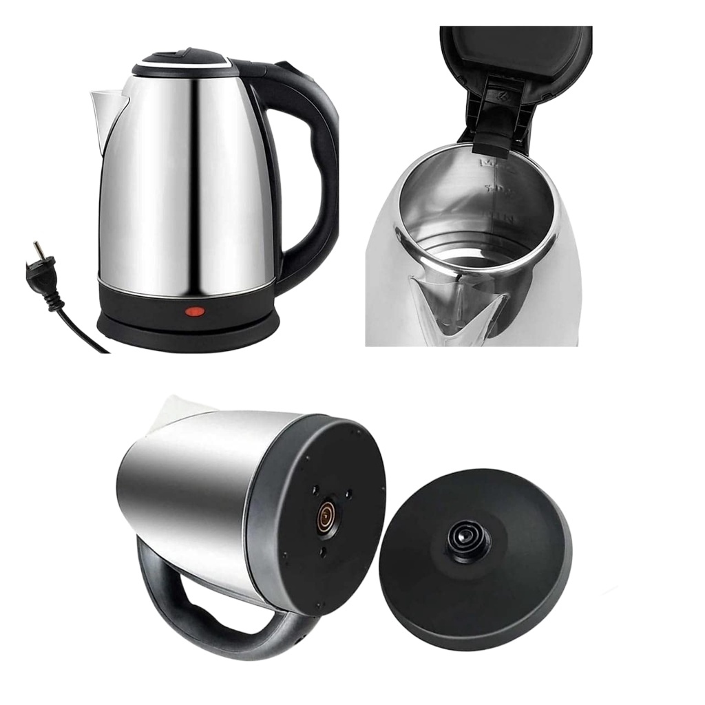 Scarlett Snless Steel Electric Heat Kettle 2.0 Liters Easy to use and ...