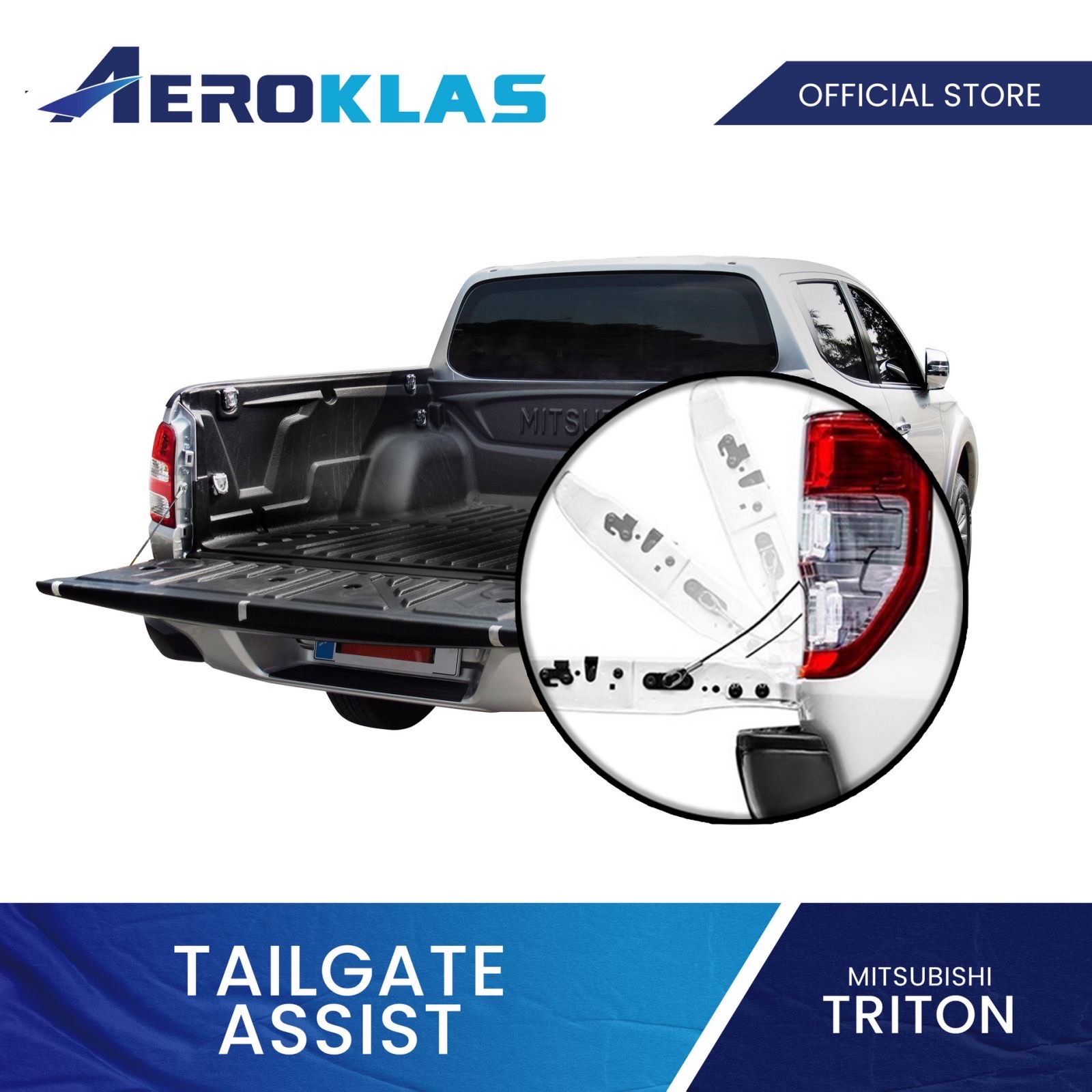 Aeroklas Tailgate Assist - Mitsubishi Triton / Strada 2020 (FREE INSTALLATION ON SITE) | Lazada PH