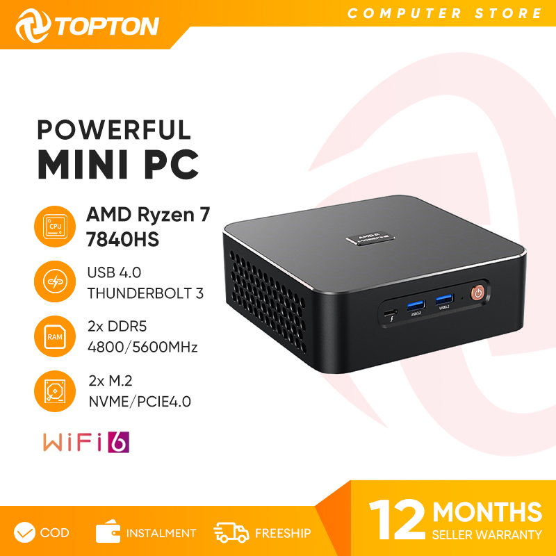 Morefine M600 AMD Gaming Mini PC Ryzen 9 6900HX/7940HS Radeon 780M DDR5 ...