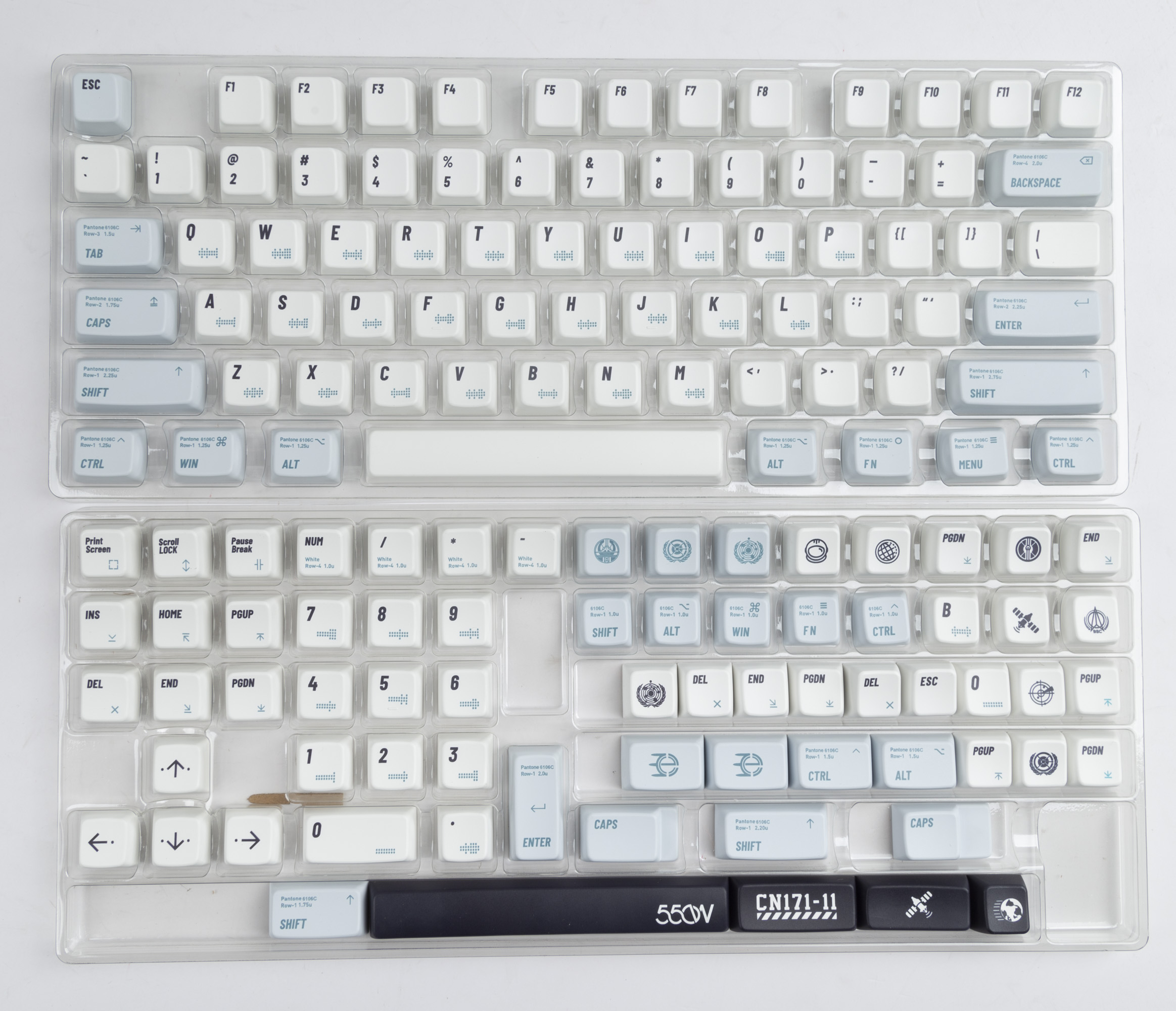 Vagabond Password Keycaps 140 Keys MDA Profile Key Caps for 61/64/68/84 ...