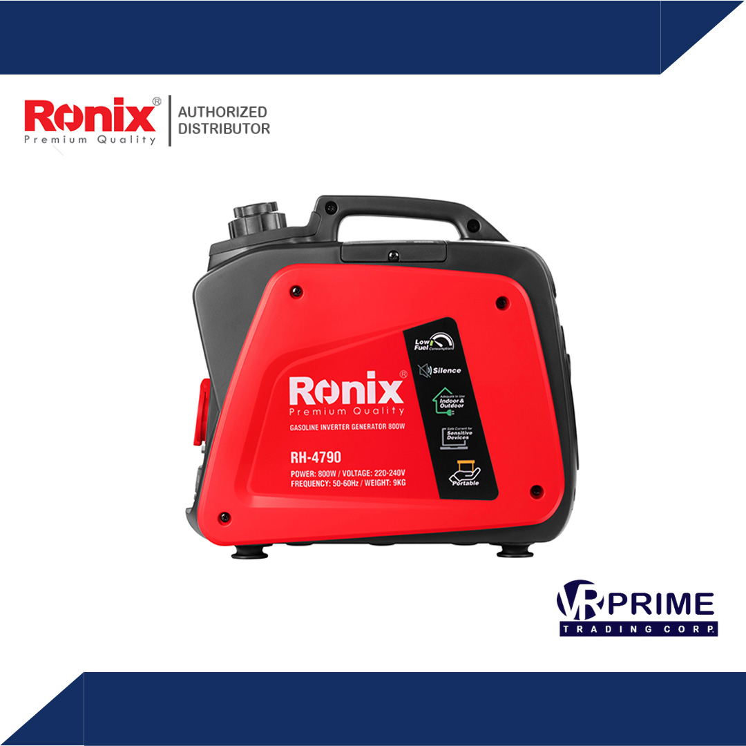 Ronix by VR Prime - Gasoline Inverter Generator - 800 W (RH-4790 ...