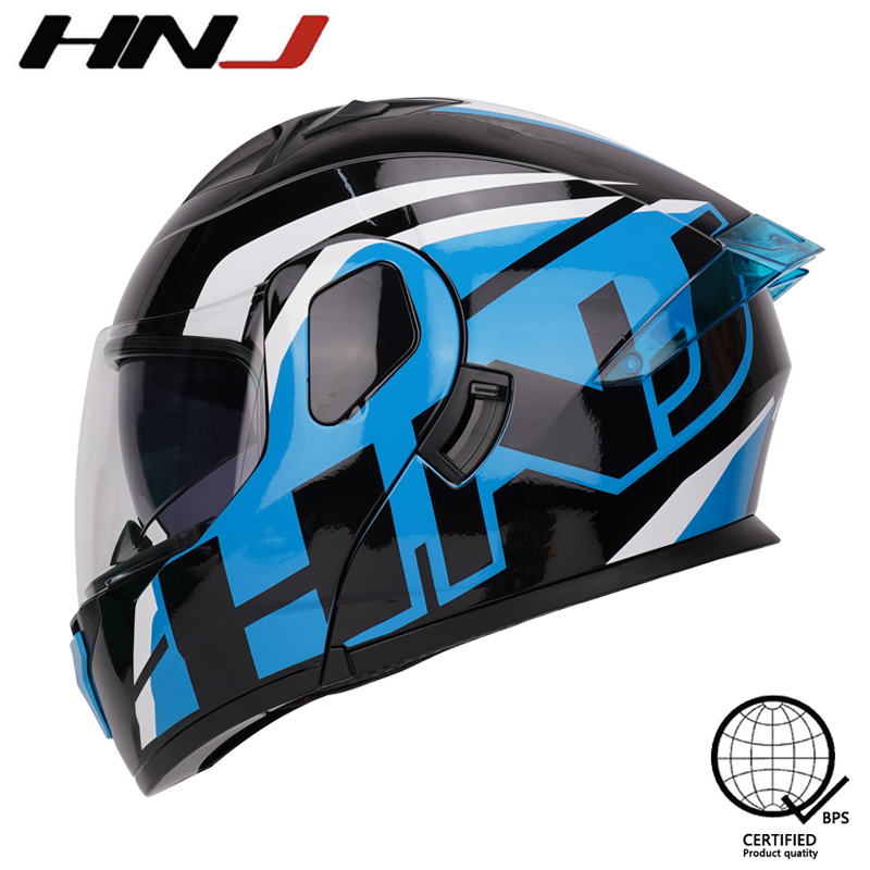 HNJ 937 W/D Modular helmet Men's full face motorcycle helmet open ...