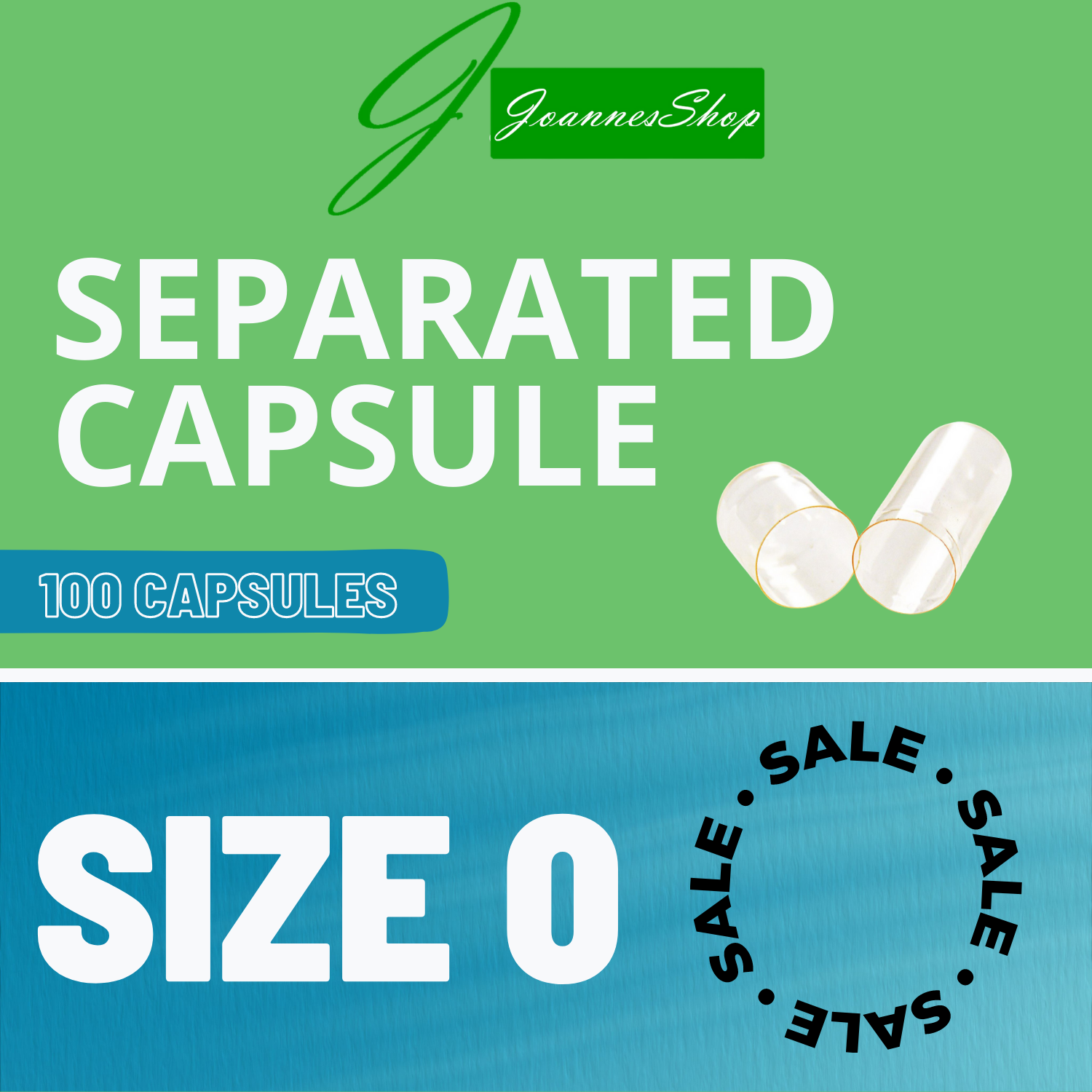 Separated Empty Capsule (CLEAR) 100 Capsules PKG | Lazada PH