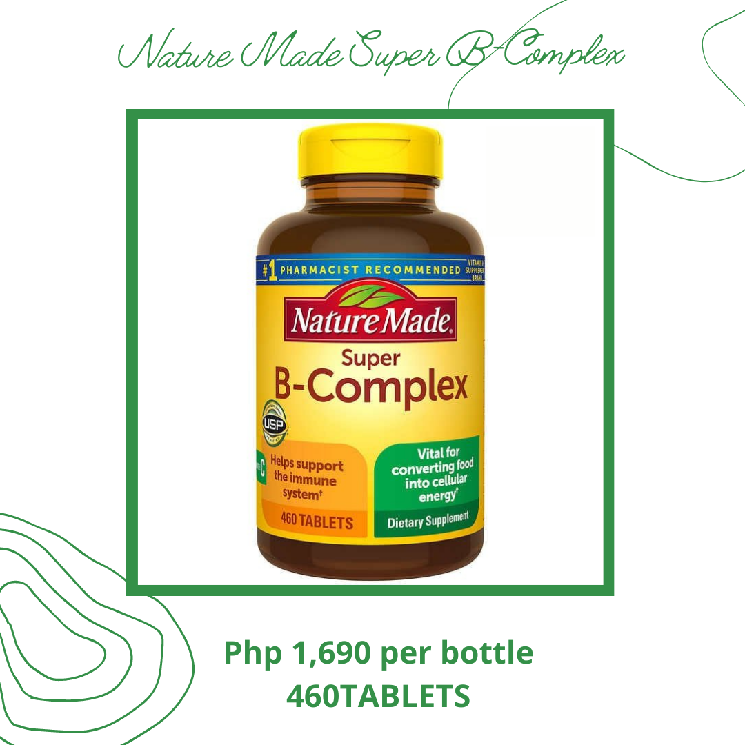 Nature Made Super B-Complex, 460 Tablets (EXPIRATION: November 2022) | Lazada PH