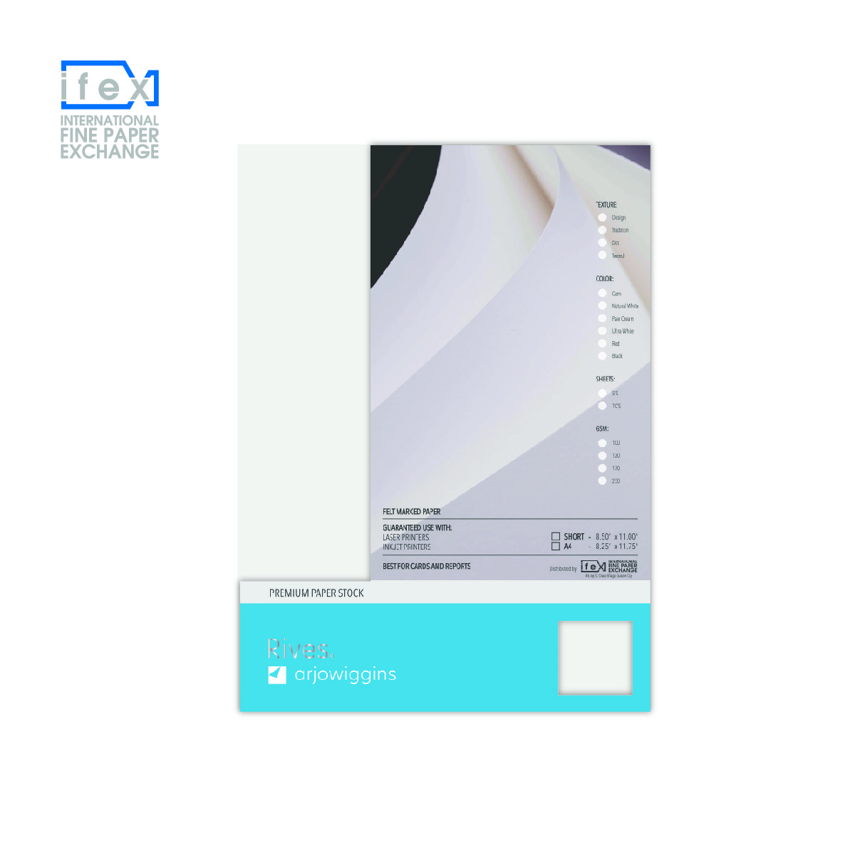 Rives Specialty Paper 120gsm (SHORT) 10 Sheets/Pack (Min. Order 5 Packs ...