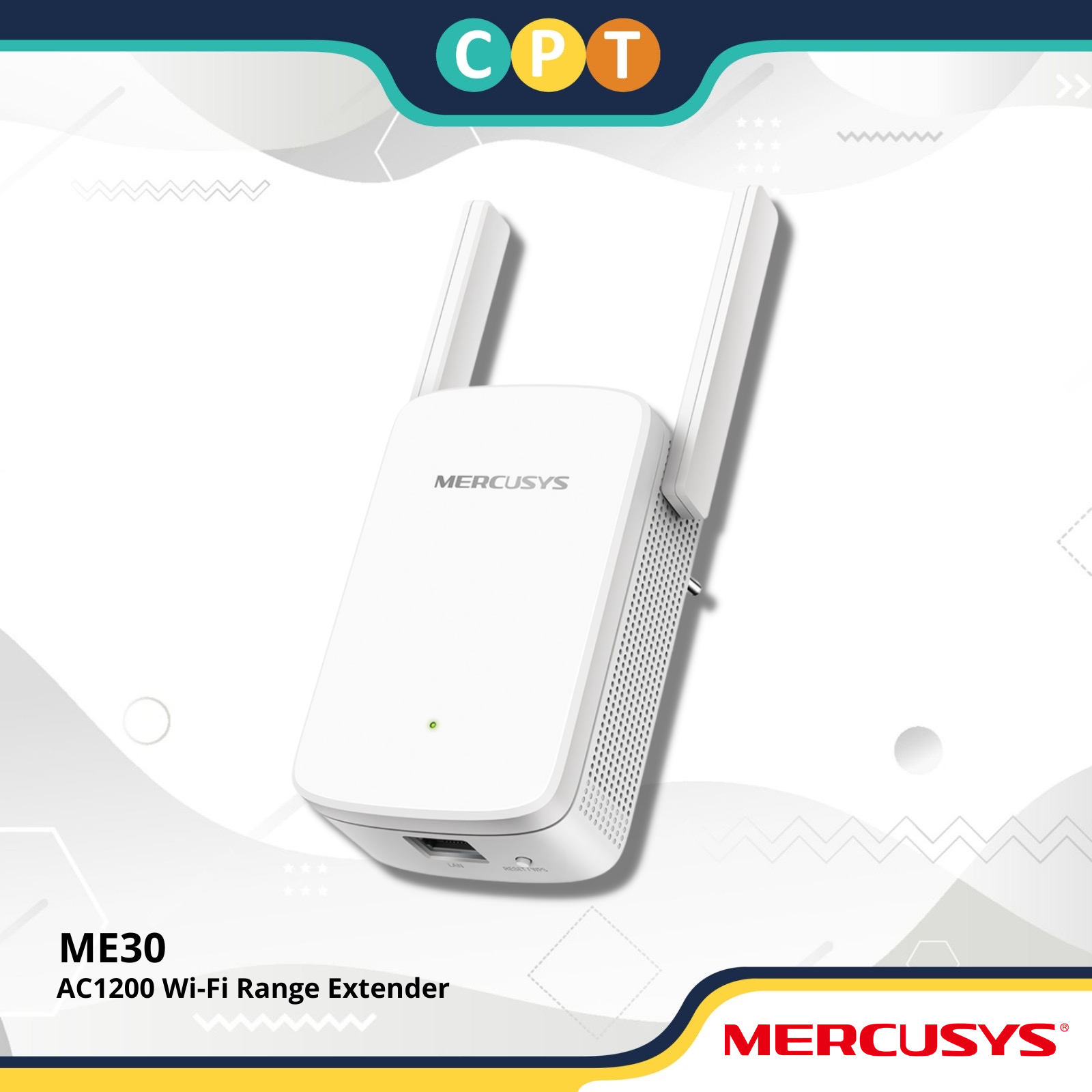 Mercusys ME30 AC1200 Wi-Fi Range Extender | Lazada PH