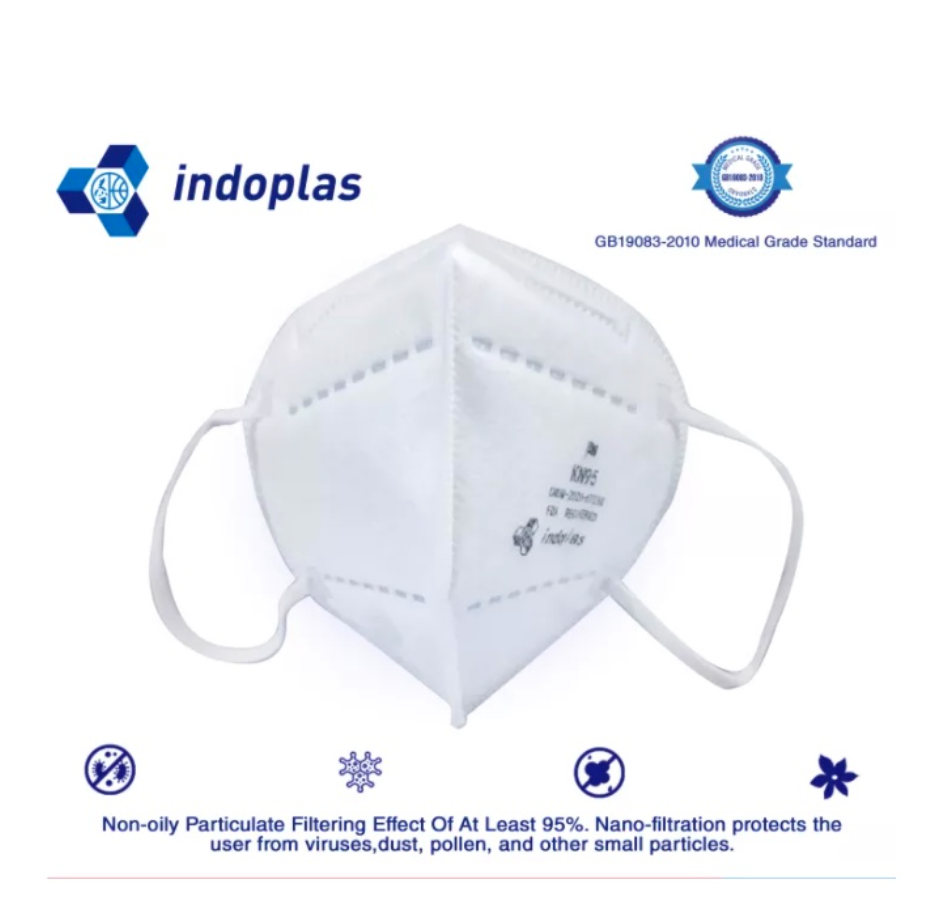 Indoplas KN95 Disposable Protective Face Mask - SOLD by 10s | Lazada PH