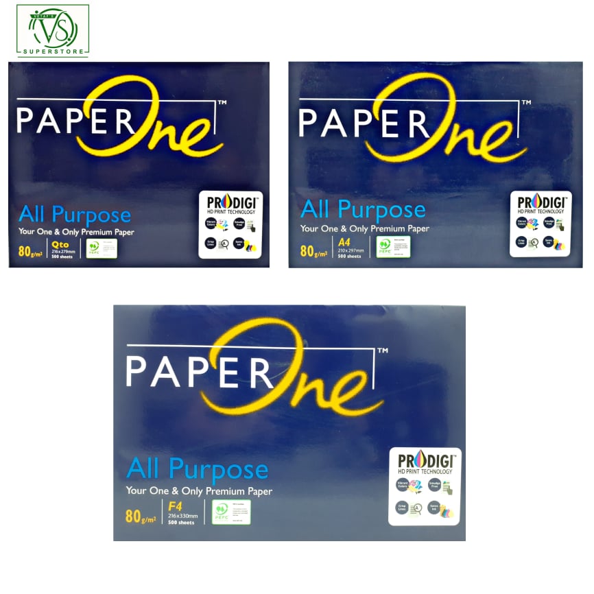 PAPER ONE ALL PURPOSE PAPER S24 (80gsm) | Lazada PH