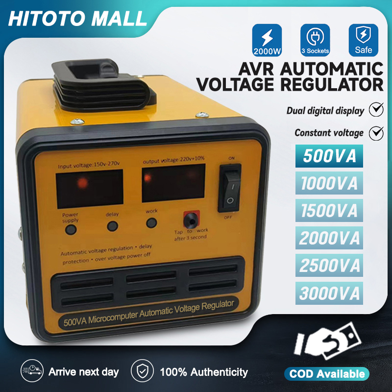 AVR Automatic Voltage Regulator 3000W Power Supply Surge Protection ...