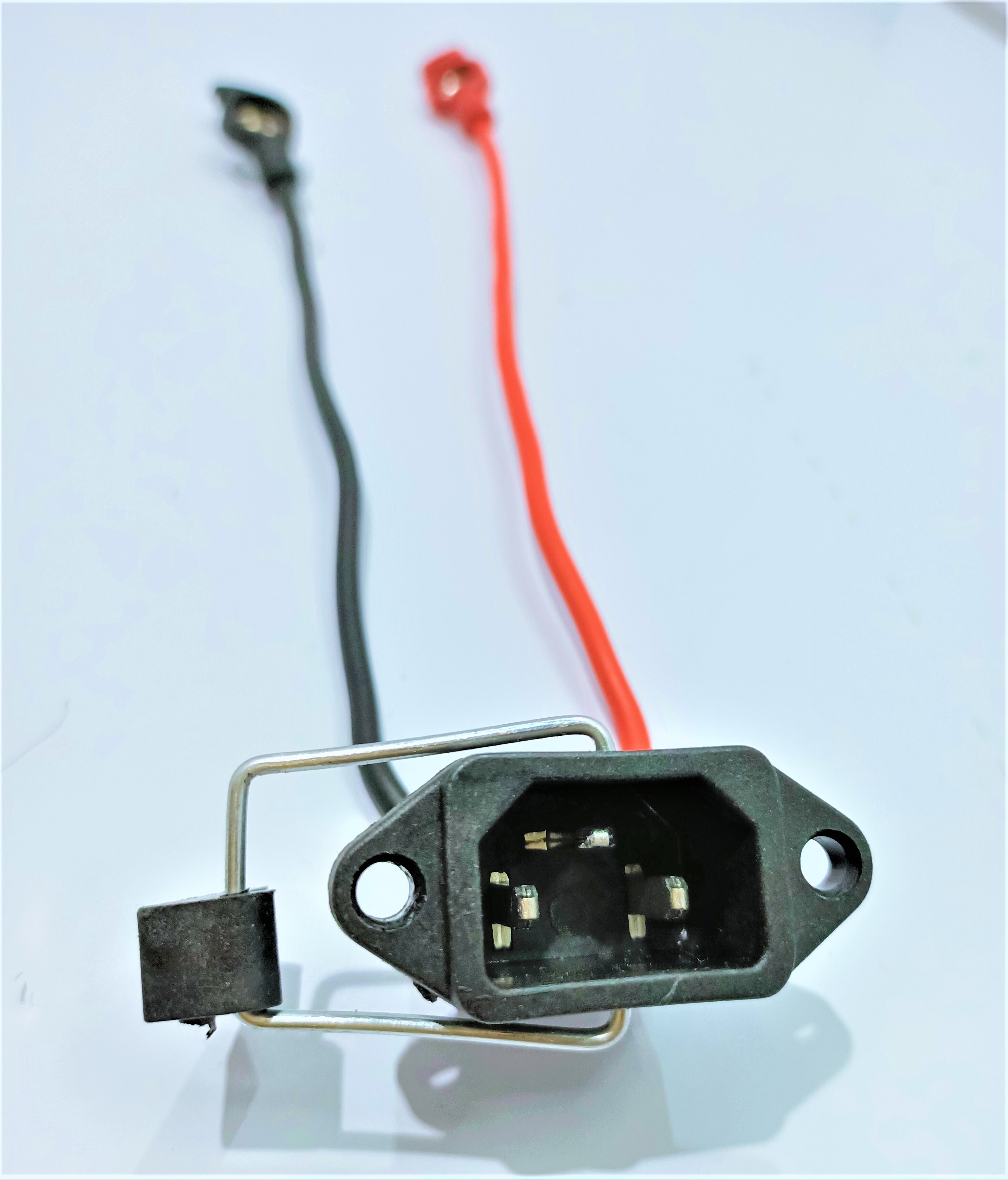 Ebike power cable male type, battery power cable. with snap on lock ...
