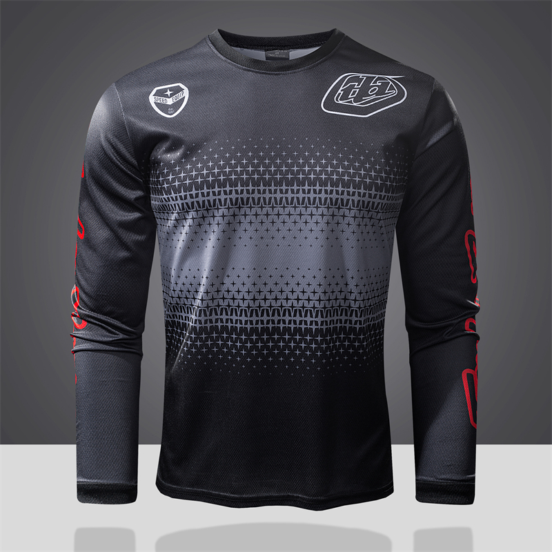 Motor shirt long sleeve for men uniform Cycling bike jersey bikers ...