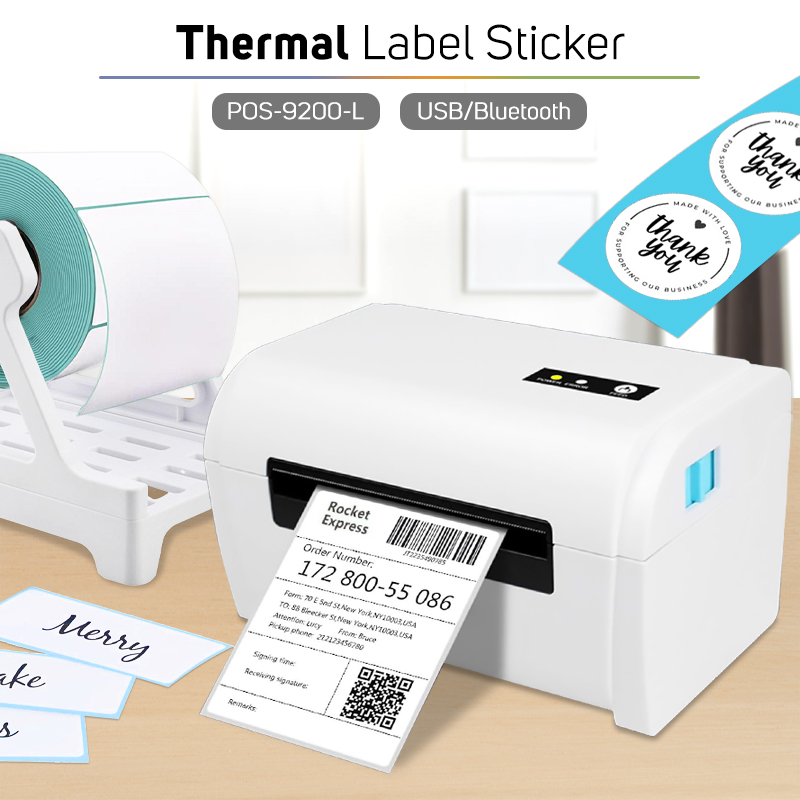 【PaperCornerPh】Thermal Printer Waybill Label Bluetooth/USB Barcode ...