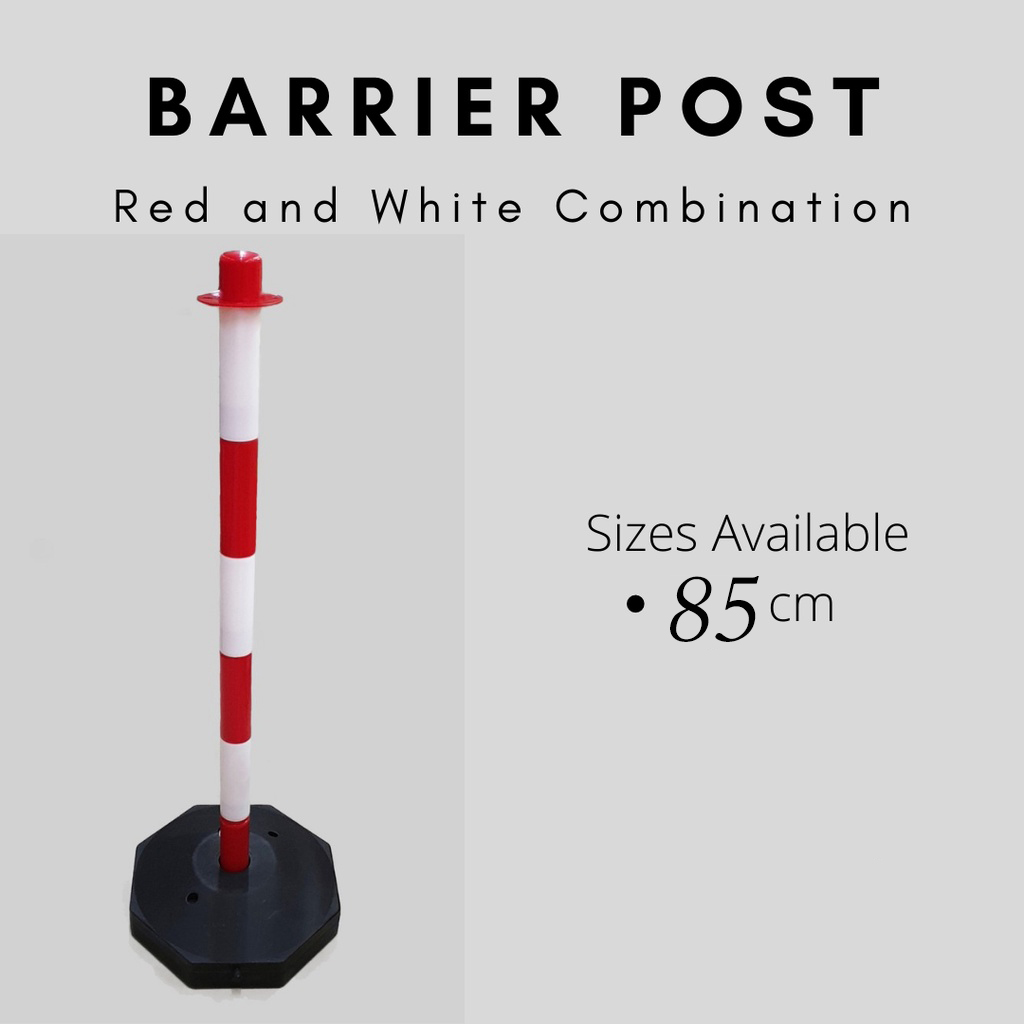【Fast delivery】Warning Post (85 cm/105cm) Traffic Delineator Post 85cm ...