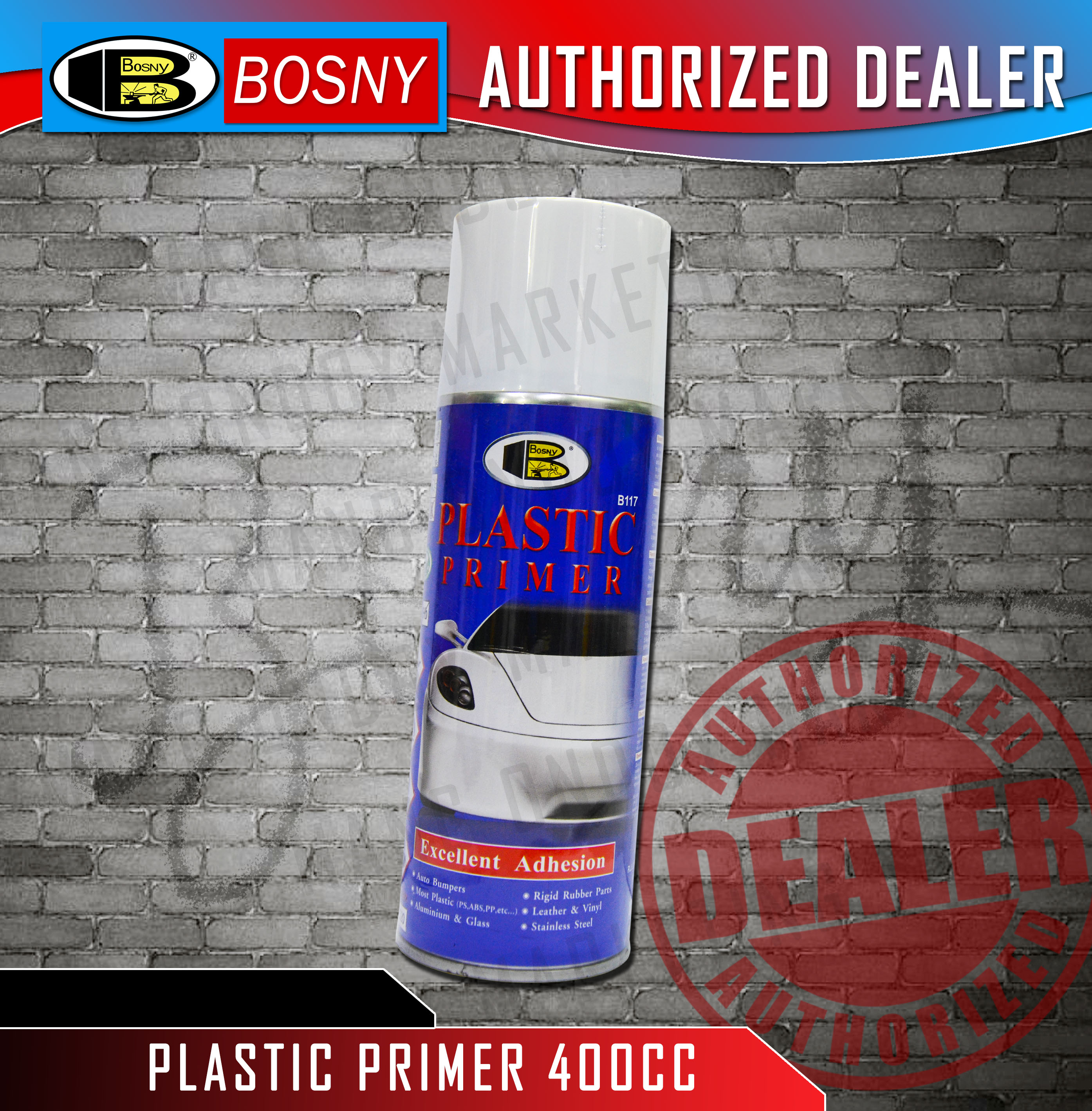 Bosny Plastic Primer 400cc B117 | Lazada PH