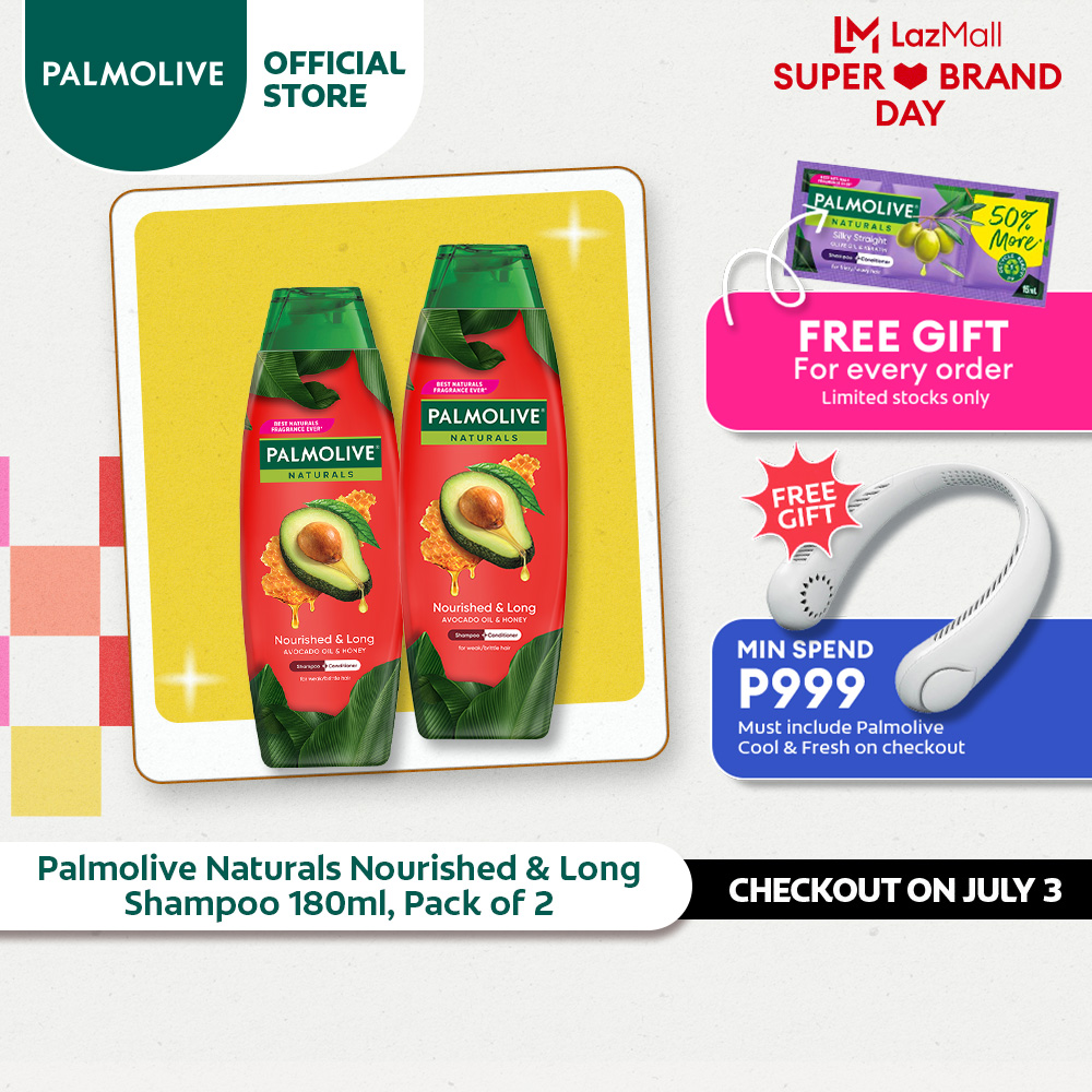 Palmolive Naturals Nourished & Long Shampoo with Avocado Oil for ...