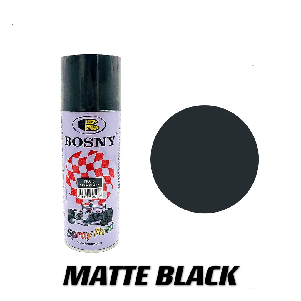 Bosny Solid Colors Acrylic Spray Paint Multiple Variations | Lazada PH