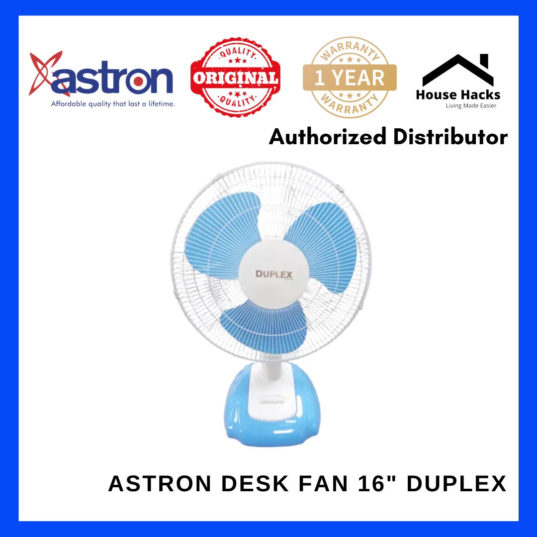 Astron Desk Fan 16" DUPLEX (House Hacks) | Lazada PH
