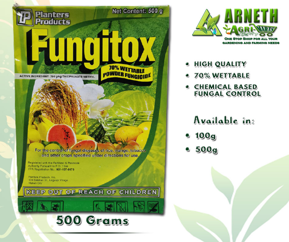 FUNGITOX 70% (700g/kg Thiophanate Methyl) Wettable Powder Fungicide ...