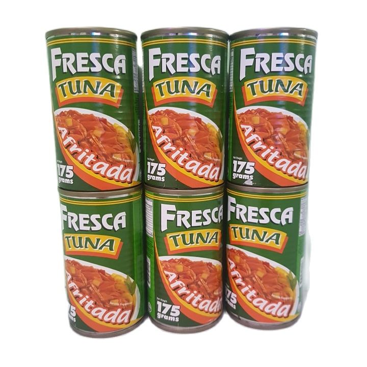 FRESCA TUNA AFRITADA Flavor - Easy Open (pack of 6 cans x 175 grams ...