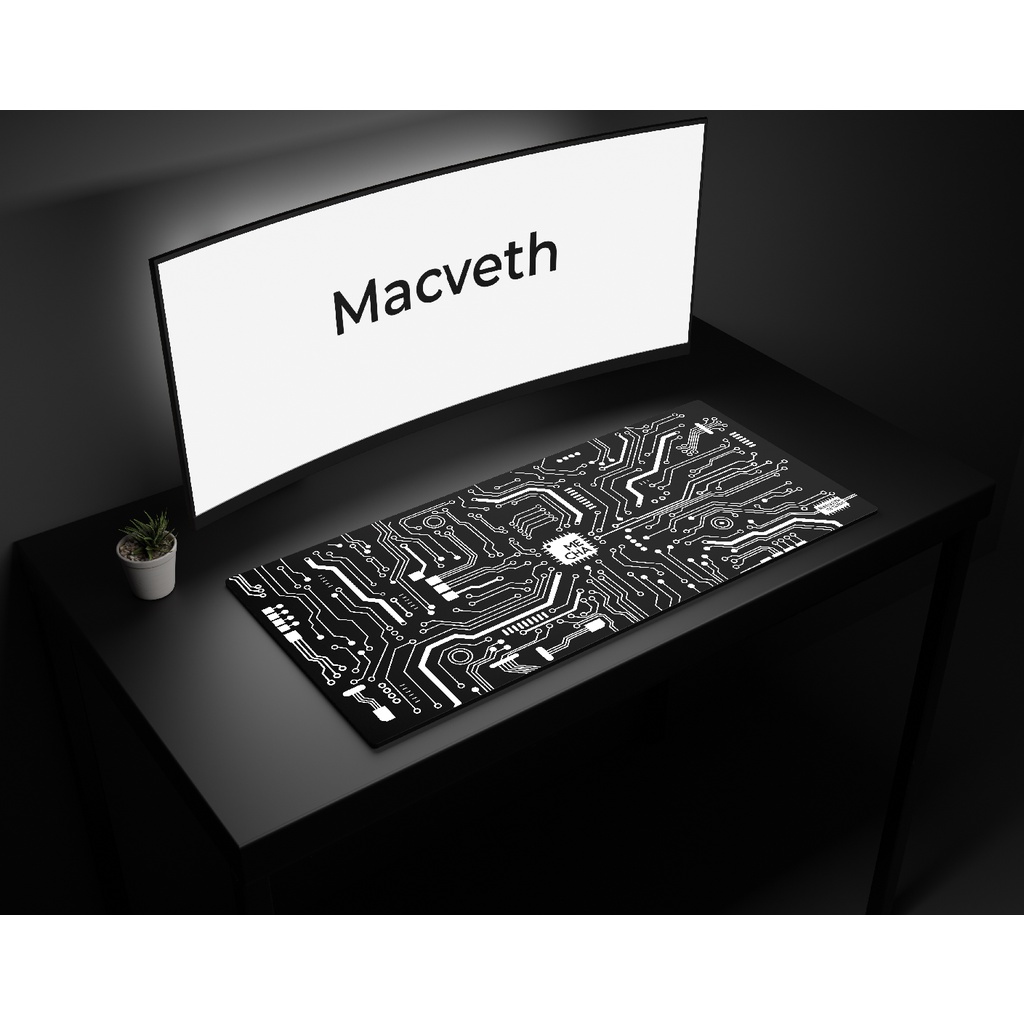 Macveth | MECHA | Smooth Surface | Extended Mousepad | Deskpad ...