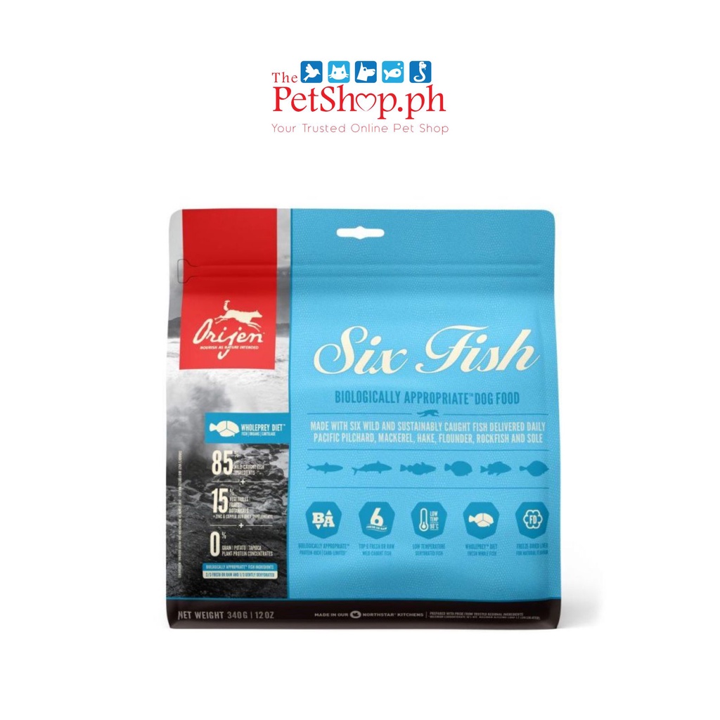Orijen Six Fish Dog Food 340g | Lazada PH
