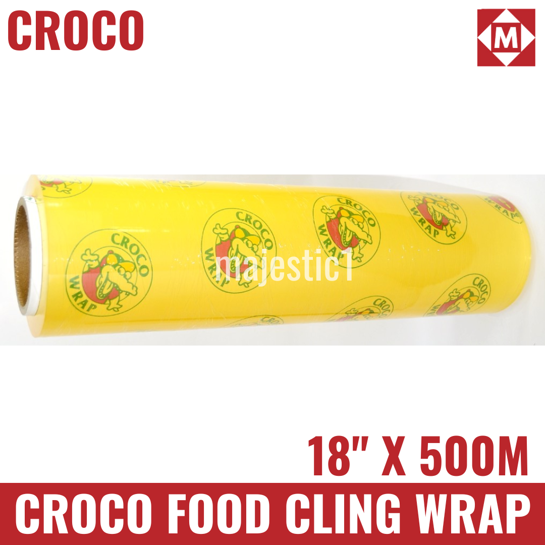 CROCO Food Cling Wrap / Stretch Film 12" x 300m / 12" x 500m / 18" x ...