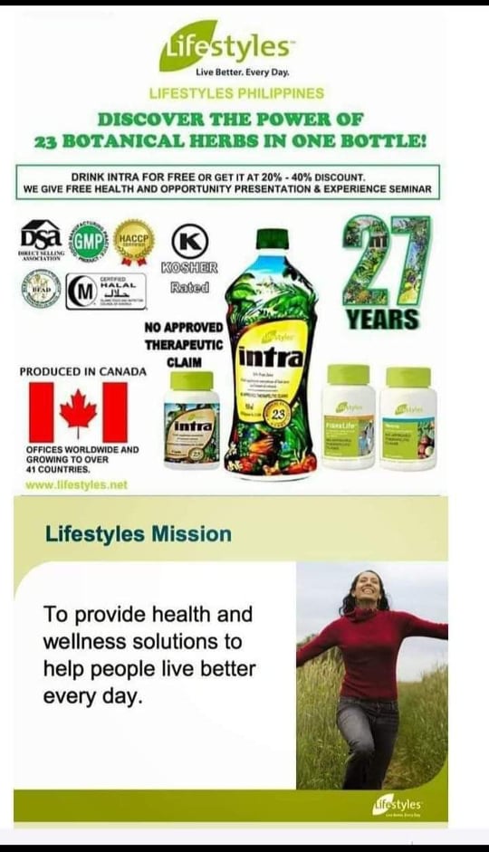 Intra by Lifestyles 64 capsules/bottle | Lazada PH