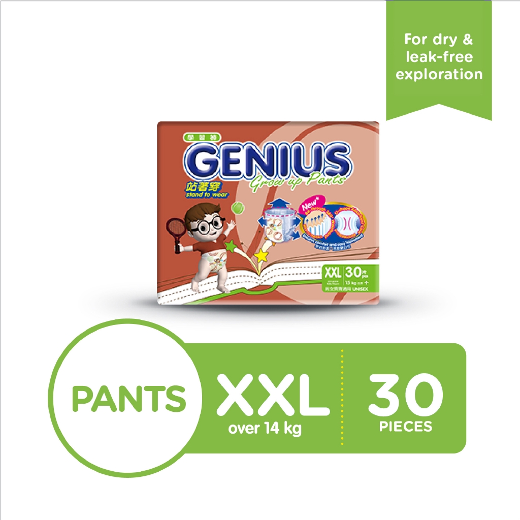 Genius Econo Pack XXL 30's - Pants Baby Diapers | Lazada PH