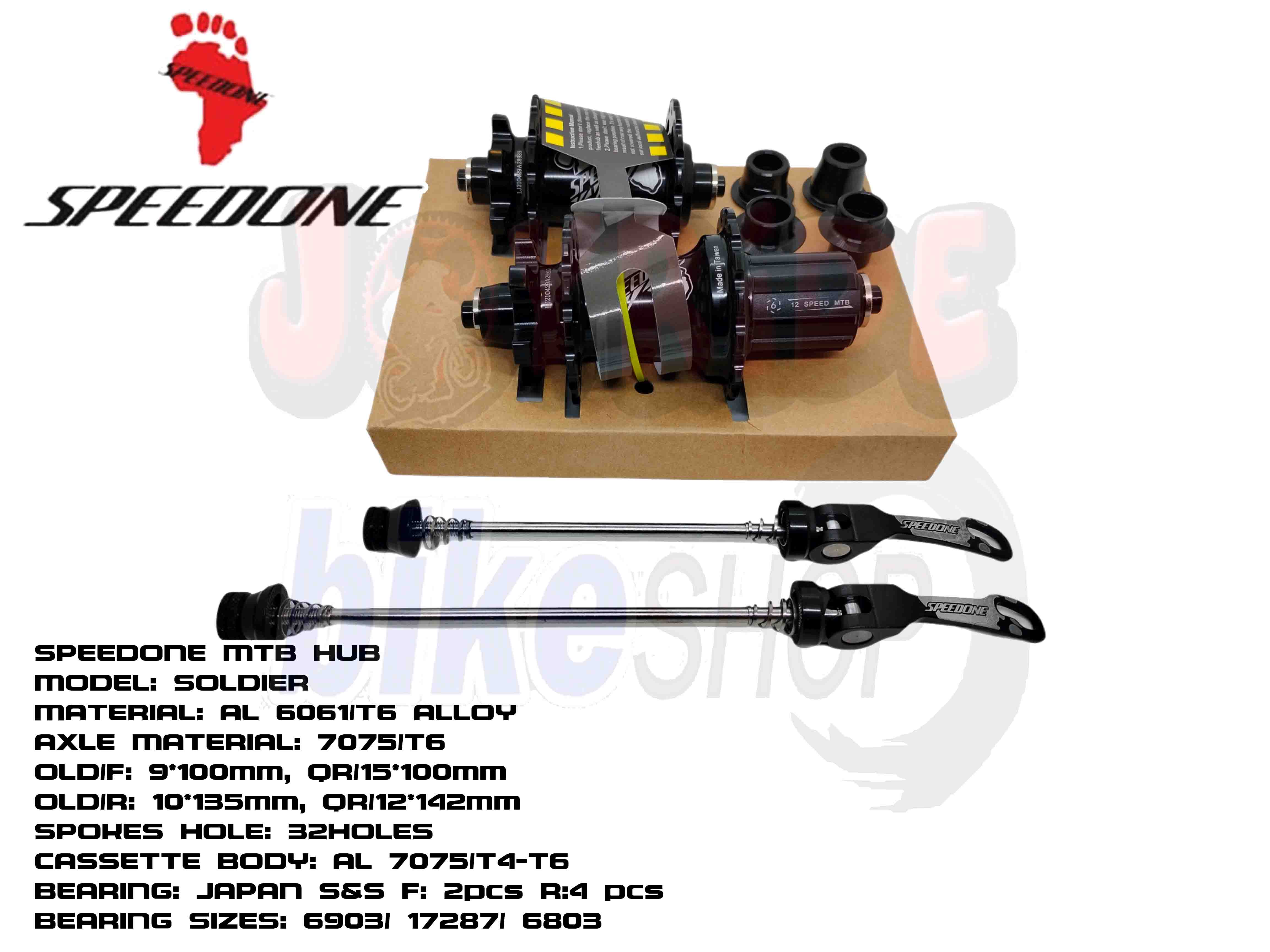 SPEEDONE SOLDIER HUB 6 PAWLS (MOUNTAIN BIKE) (NON-BOOST) | Lazada PH