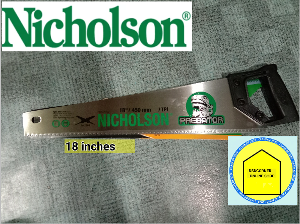 NICHOLSON HAND SAW (18", 20", 22", 24", 26") ABS HANDLE | Lazada PH