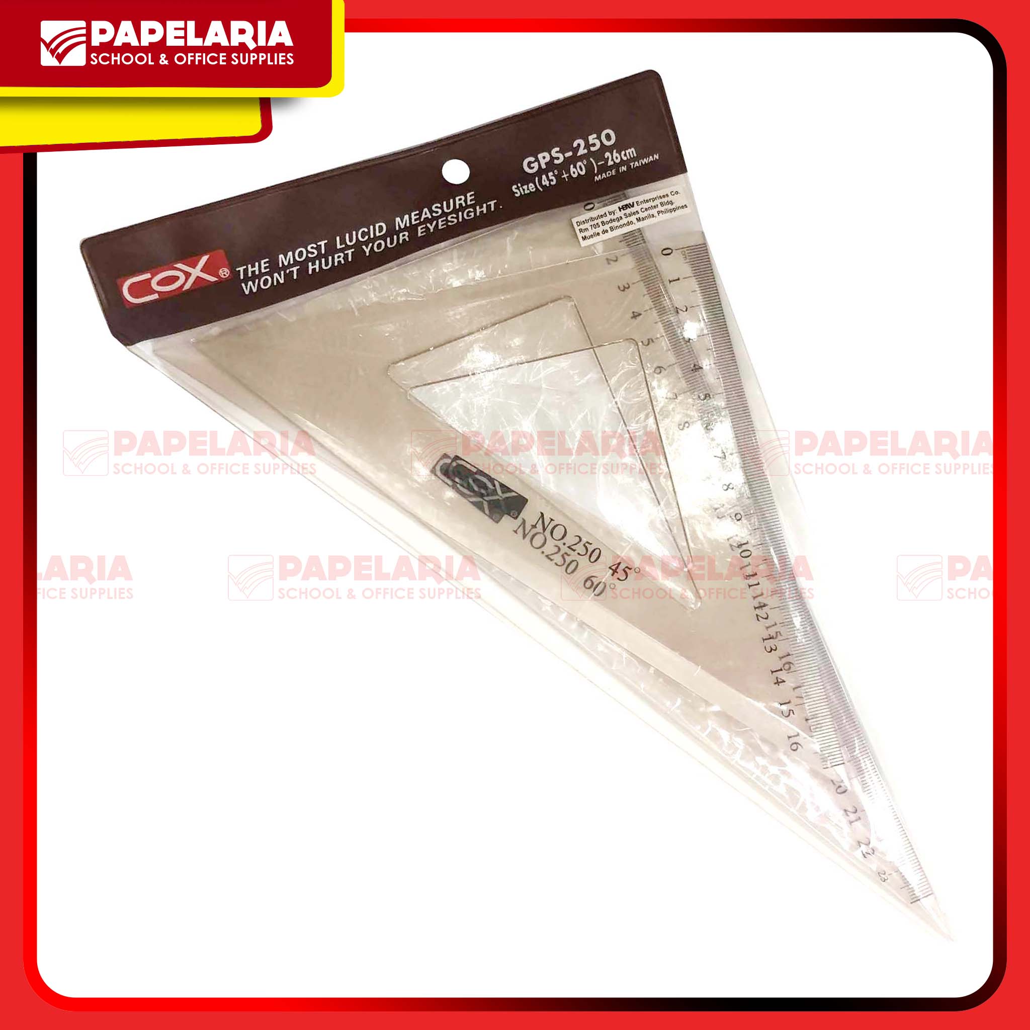 COX TRIANGLE RULER GPS-250 | Lazada PH