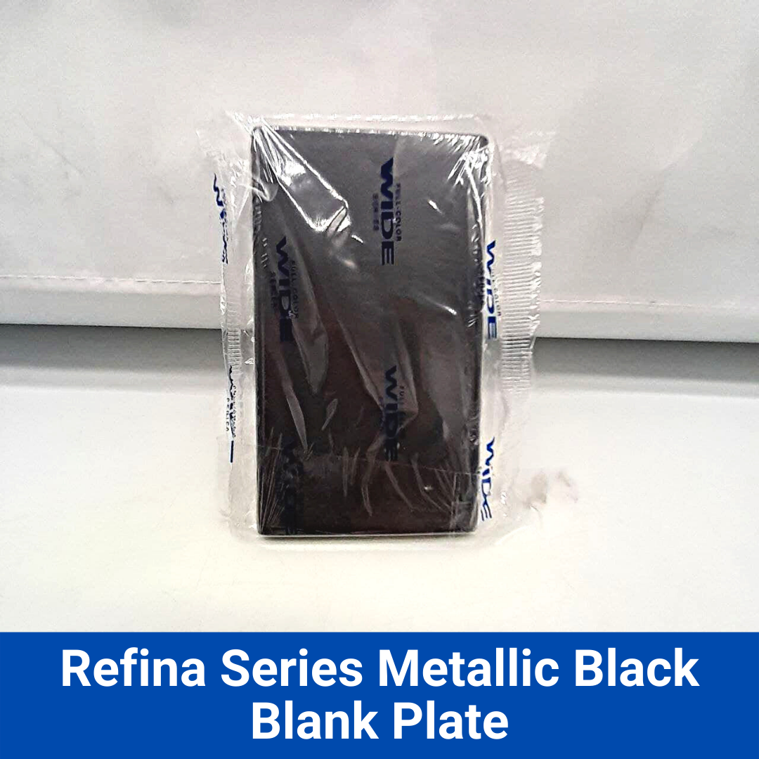 Panasonic Metallic Black Refina Series 1 Way Switch Set 1 2 or 3 Gang ...
