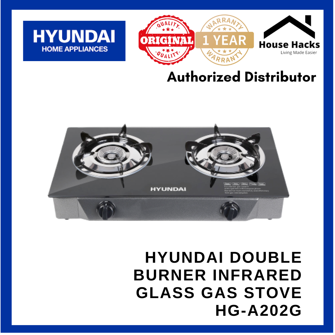 Hyundai Double Burner Infrared Glass Gas Stove HG-A202G (House Hacks ...