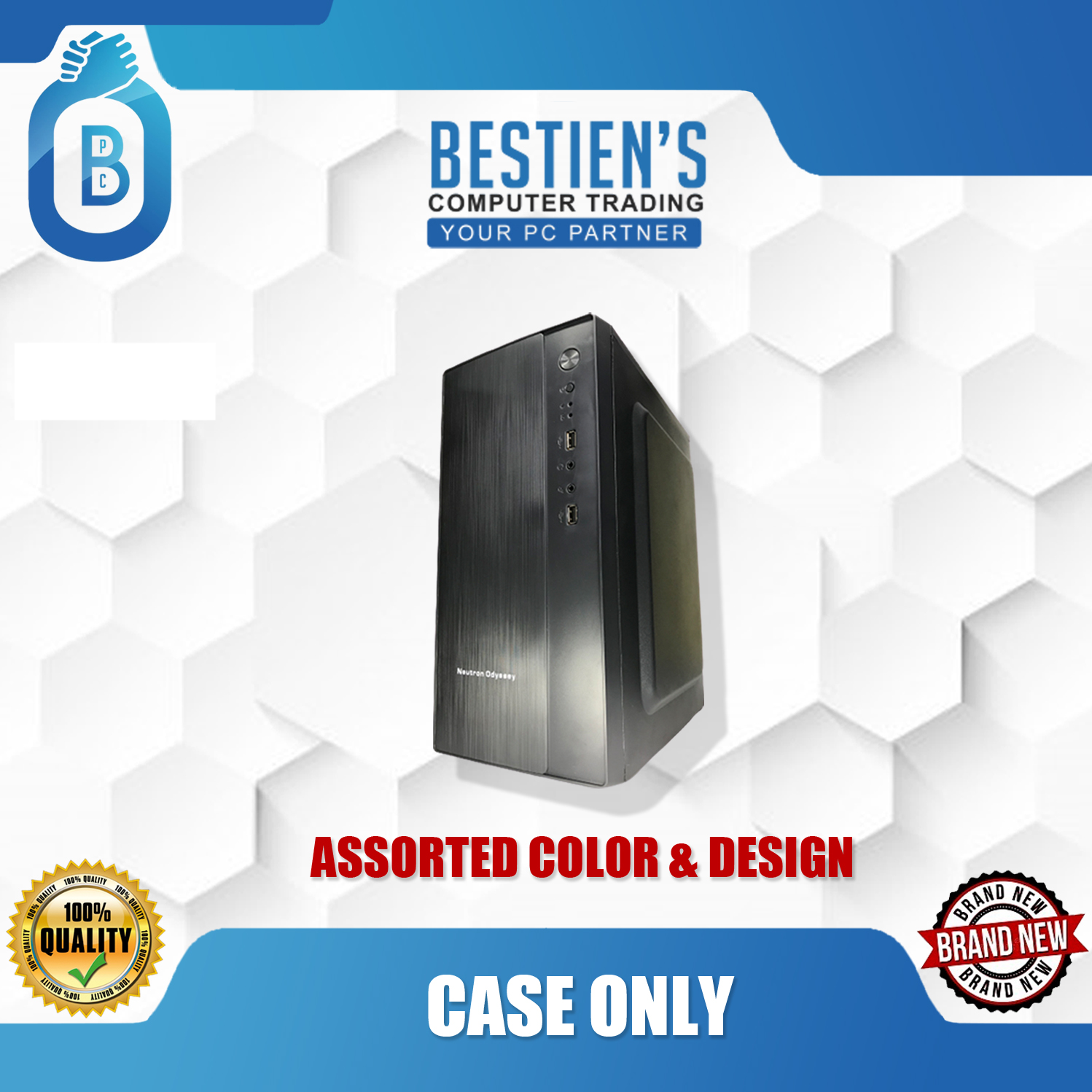Neutron Odyssey Micro ATX 165-3 PC Case/ Casing (Assorted Design ...