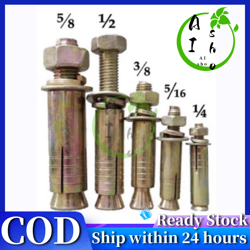 【Fast Delivery】Dynabolt Dyna Bolt Expansion Sleeve Anchor Concrete Bolt ...