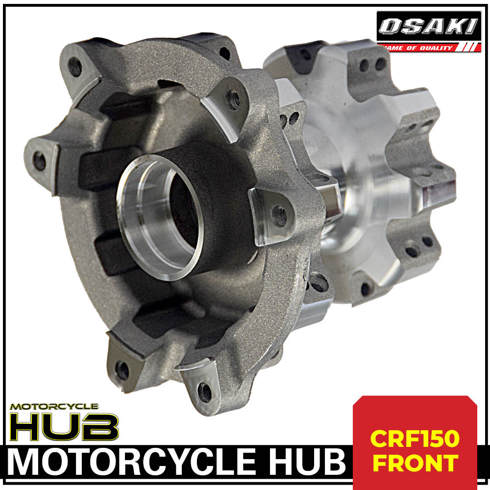 CRF150 Osaki Mirror Chrome Hub (Hub Set / Front Hub / Rear Hub) | Lazada PH