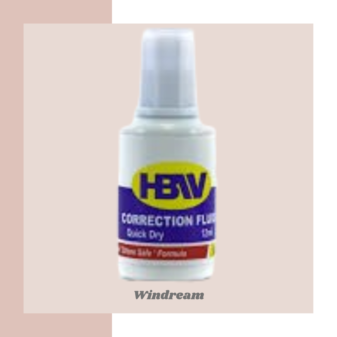 HBW Correction fluid 218 (brush type) 12ml | Lazada PH