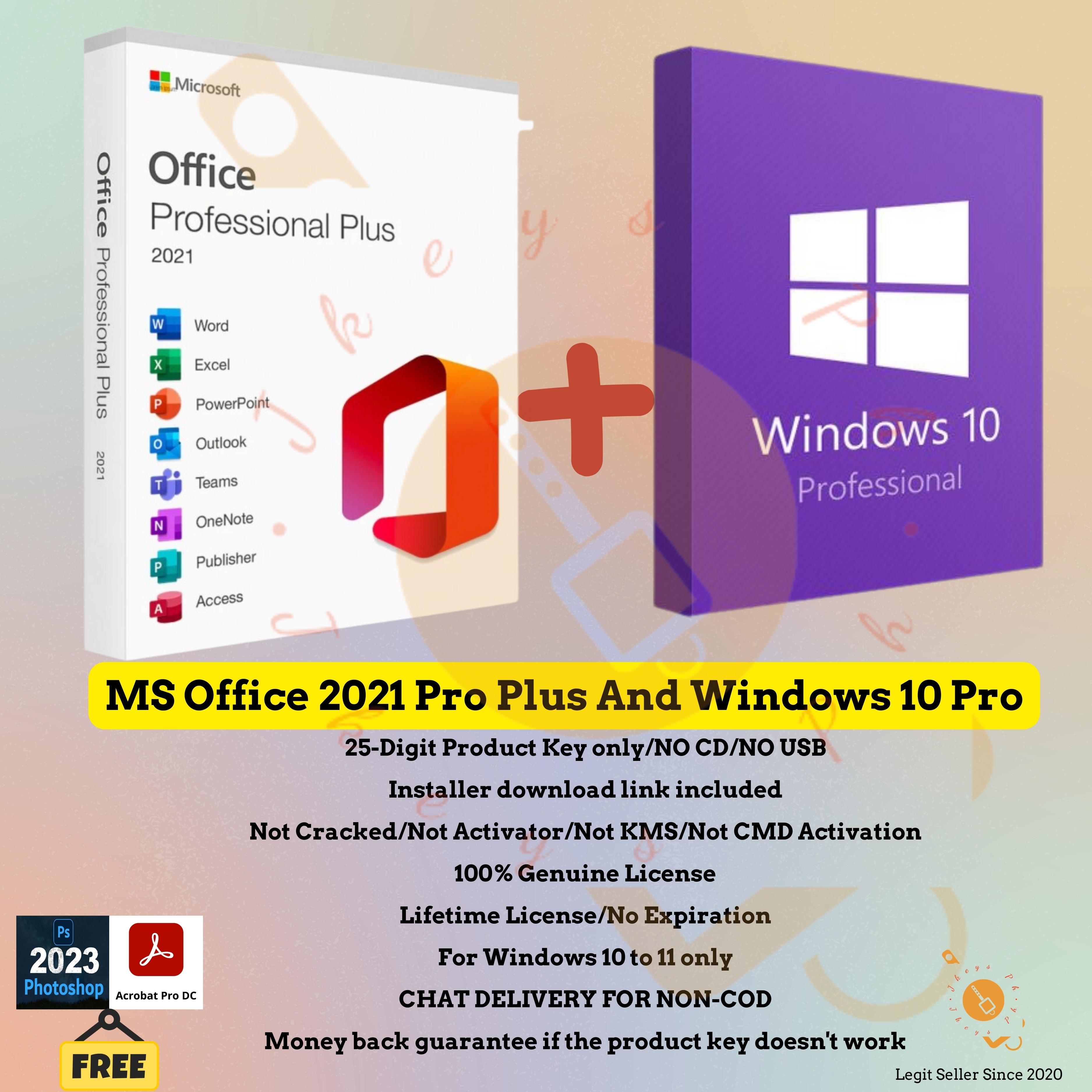 Windows 10 Product Key/ Windows 10 PRO/HOME / Windows 11 Home/ PRO ...
