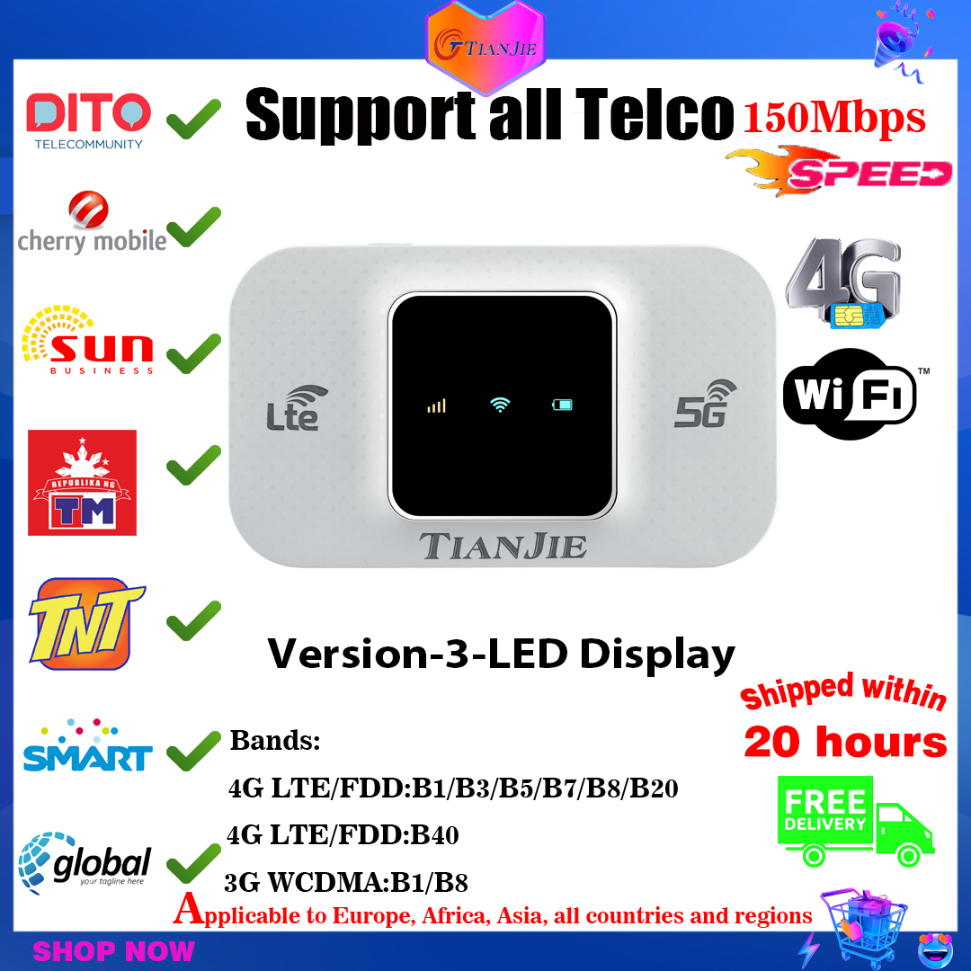 Wifi Router 4G Sim Card Pocket Wireless Wifi Mini Modem FDD/TDD Signal ...